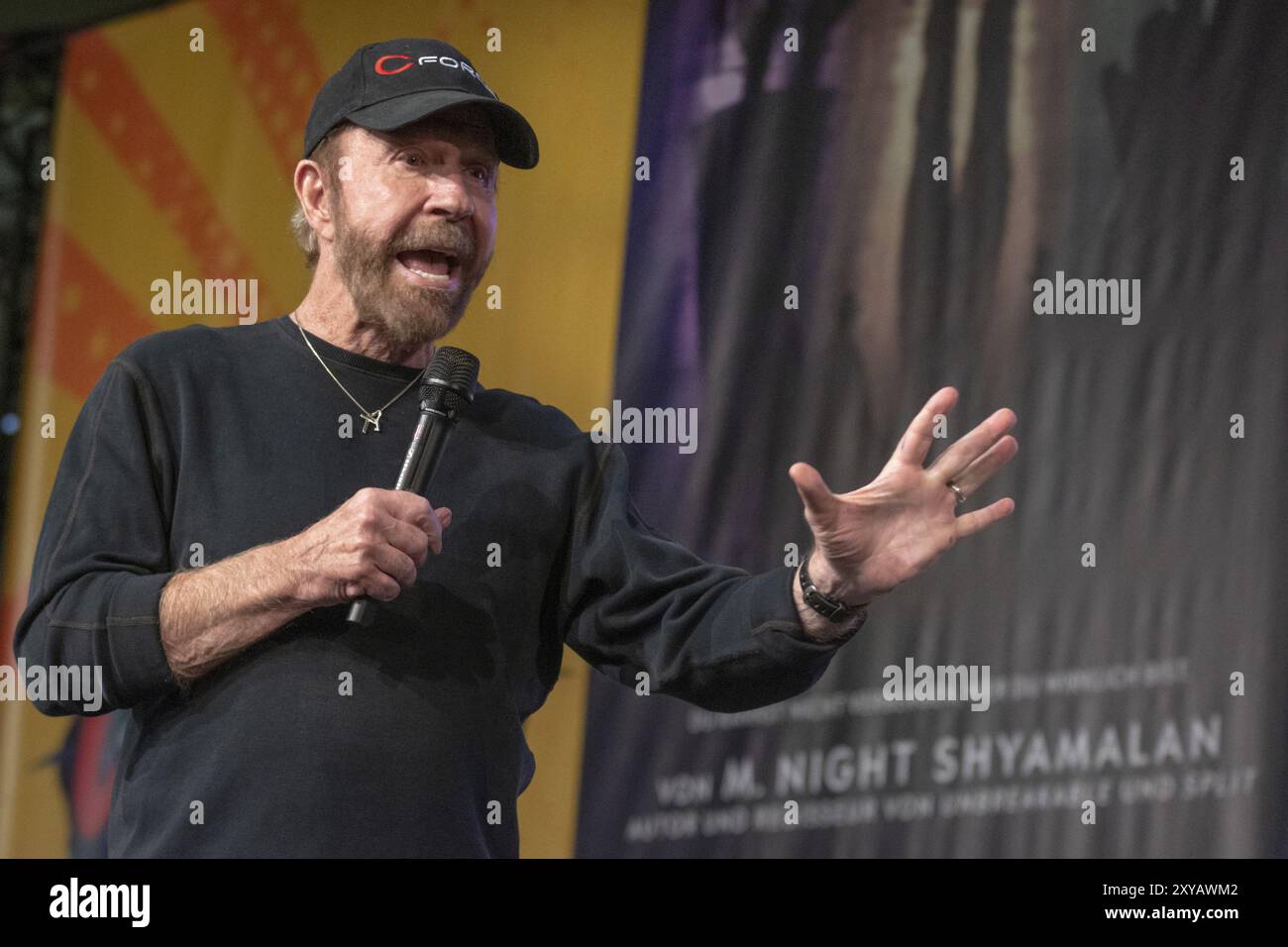 DORTMUND, GERMANY, December 1st 2018: Chuck Norris (*1940, American ...