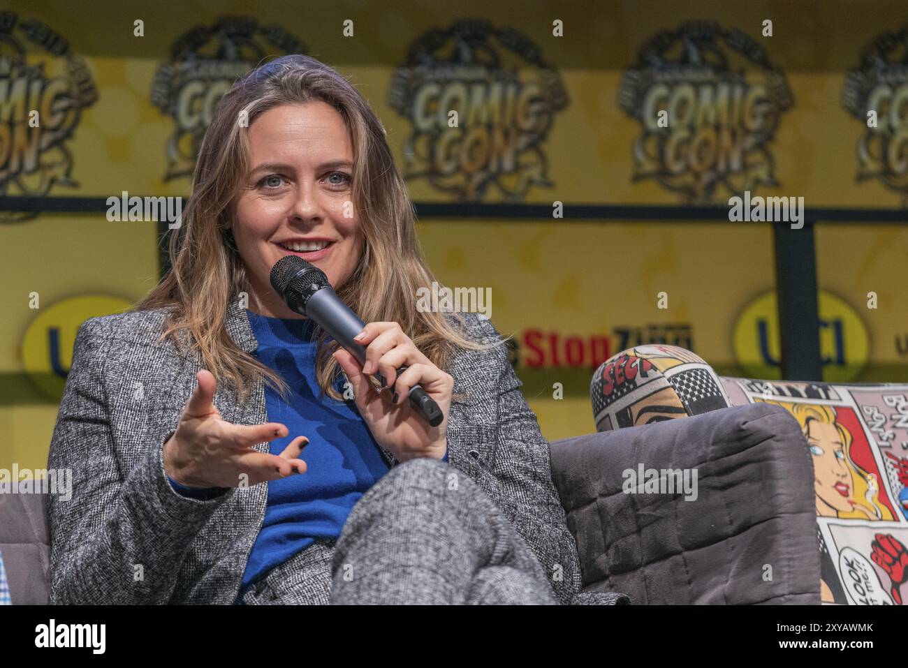 DORTMUND, GERMANY, December 7th 2019: Alicia Silverstone (*1976 ...