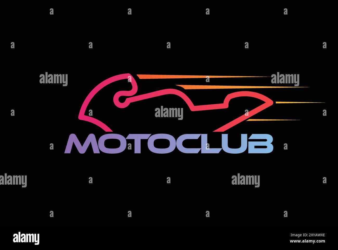 Simple Minimalist Fast Speed Racing Bike Motorcycle Sport Club ...