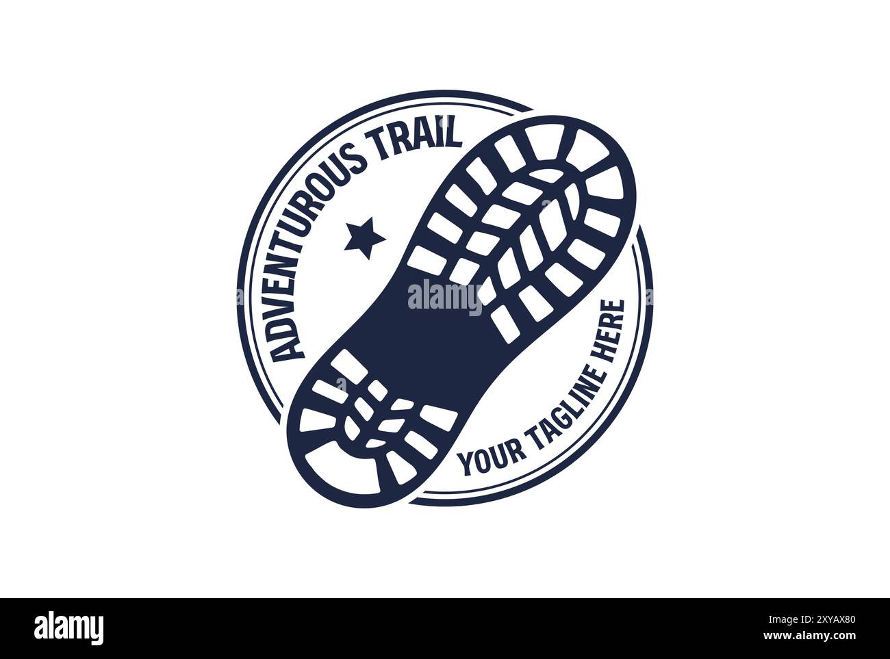 Vintage Retro Hipster Shoe Print for Outdoor Sport Adventure Hiking ...