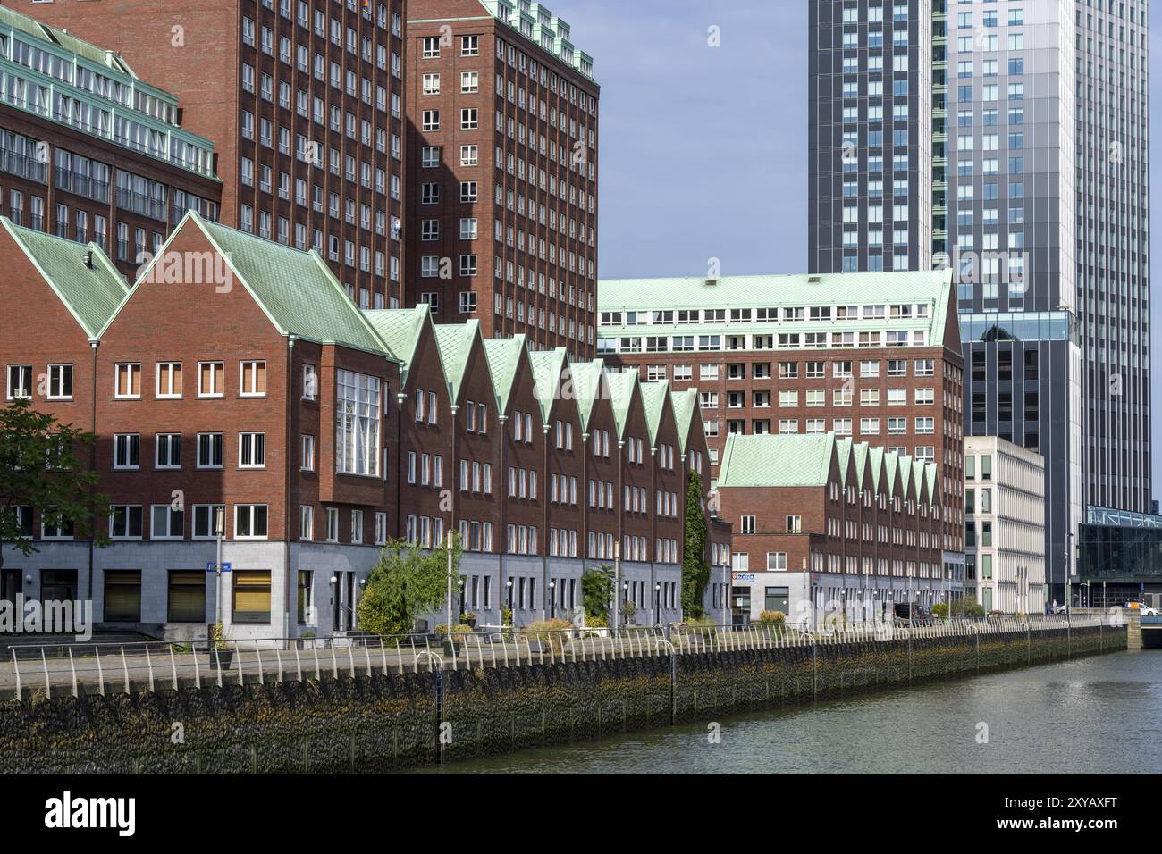 Warehouse-style residential buildings, on the Spoorweghaven, in the Kop ...