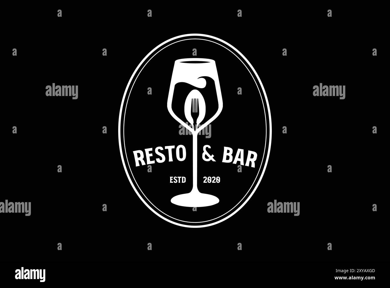 Clever Wine Glass with Spoon Fork for Restaurant Tavern Saloon and Bar ...