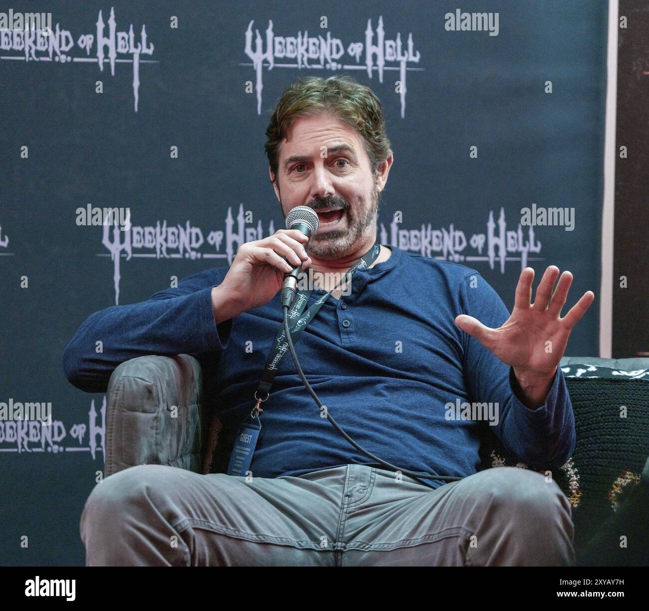 DUeSSELDORF-NEUSS, GERMANY, November 2nd 2019: Zach Galligan (*1964 ...