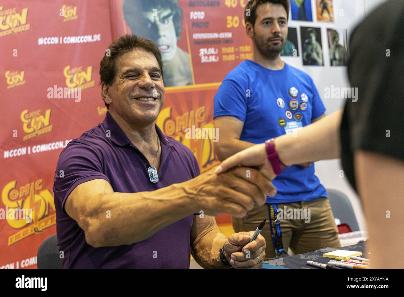 STUTTGART, GERMANY, JUN 29th 2019: Lou Ferrigno (*1951, American actor ...