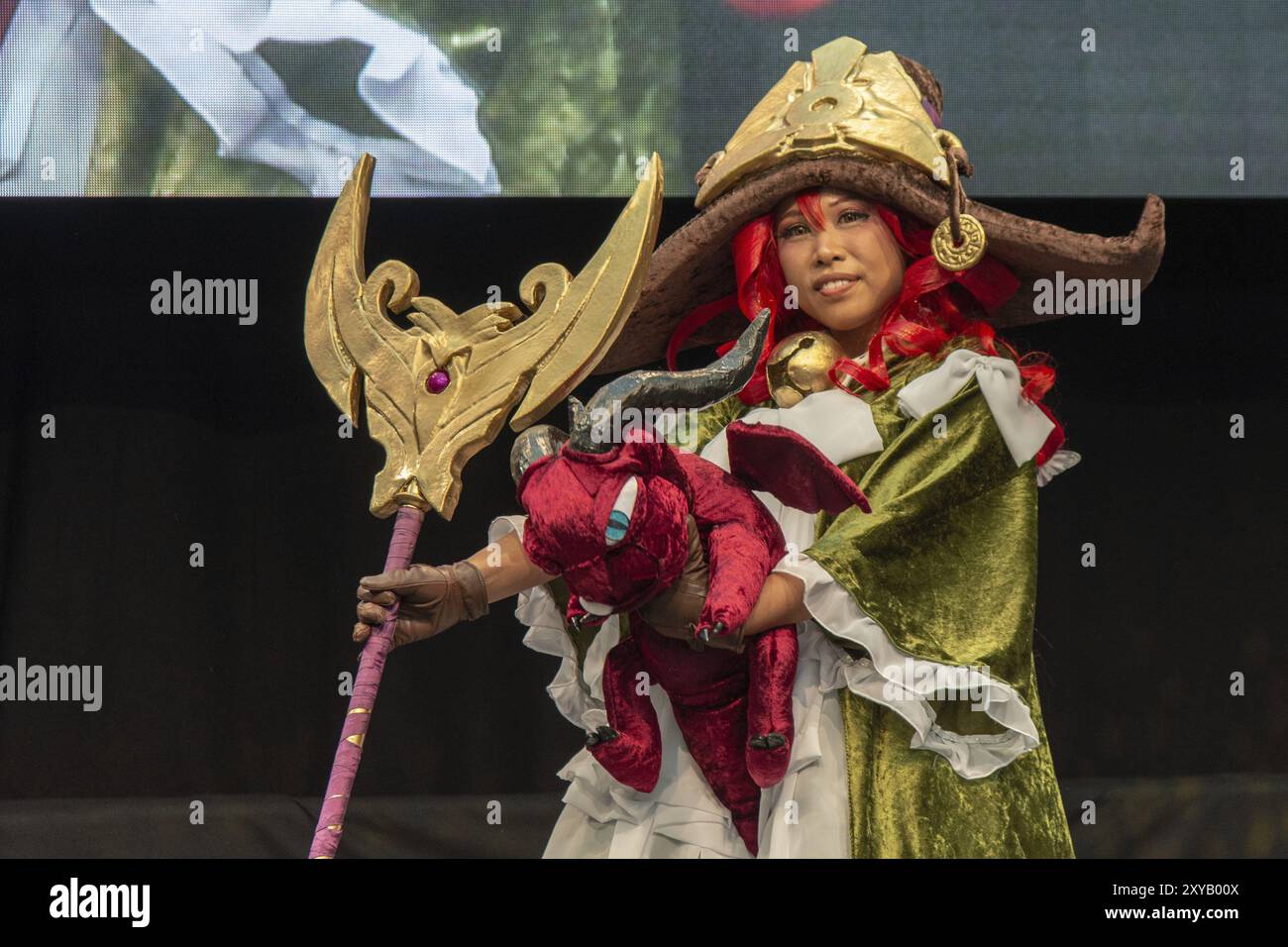 STUTTGART, GERMANY, JUN 30th 2018: Cosplay Contest, Dragon Trainer Lulu ...