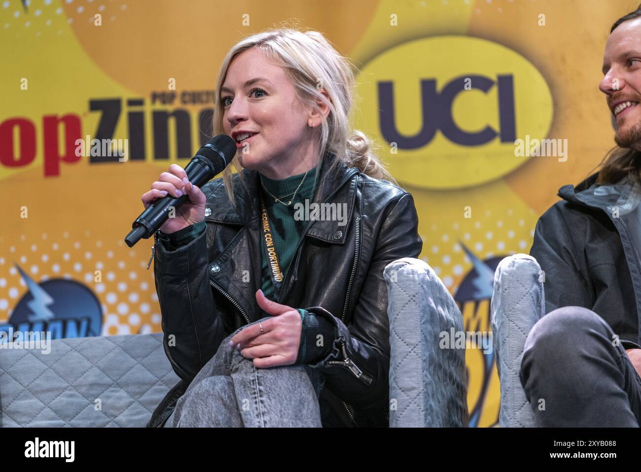 DORTMUND, GERMANY, December 7th 2019: Emily Kinney (*1985, actress, The ...