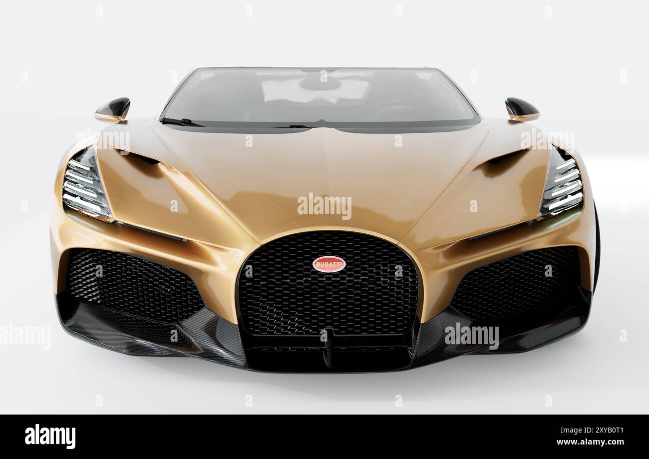 Bugatti Mistral Roadster- the last Bugatti with a W16 engine Stock ...