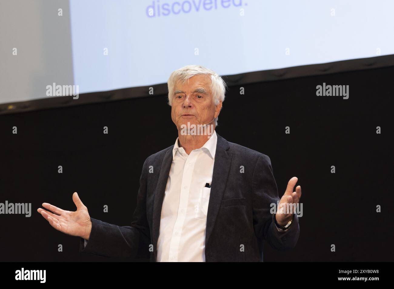 SPEYER, Germany, October 14th 2018: Ulf Merbold talks about his ...