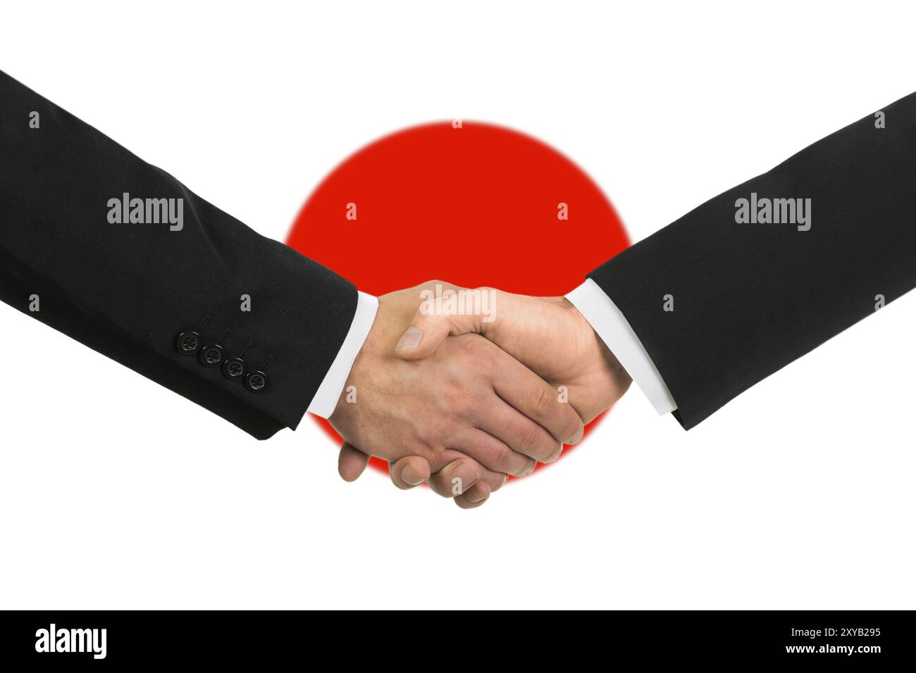 Banner handshake Cut Out Stock Images & Pictures - Alamy