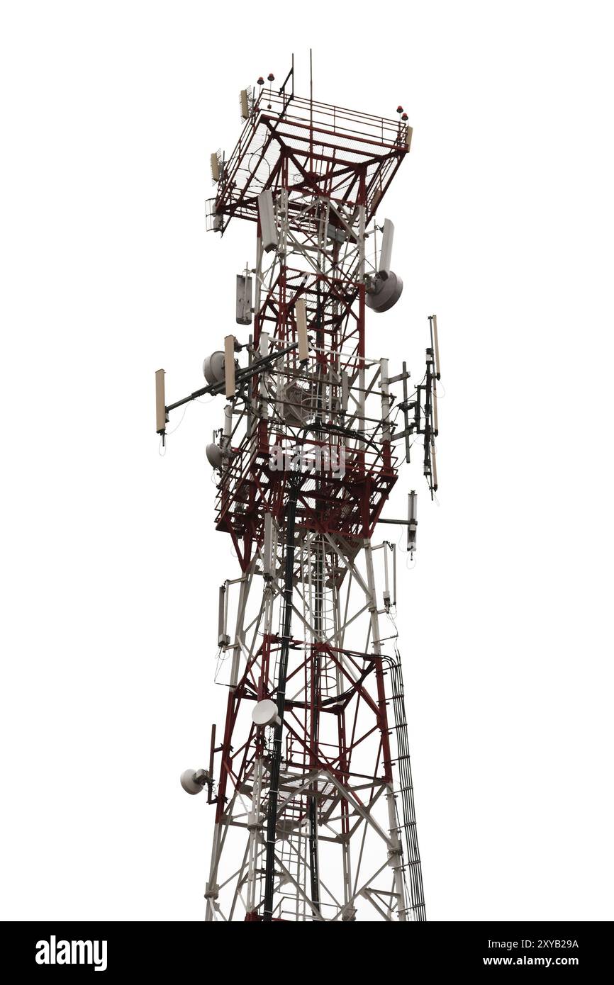 Mobile phone communication repeater antenna tower Stock Photo - Alamy