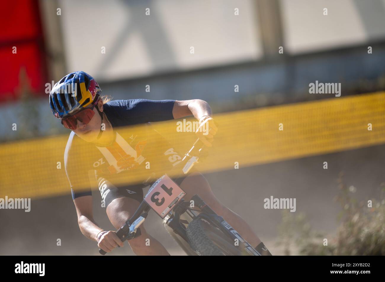 Pal Arinsal, Andorra : August 28 2024 : Kate Courtney of USA in the UCI ...