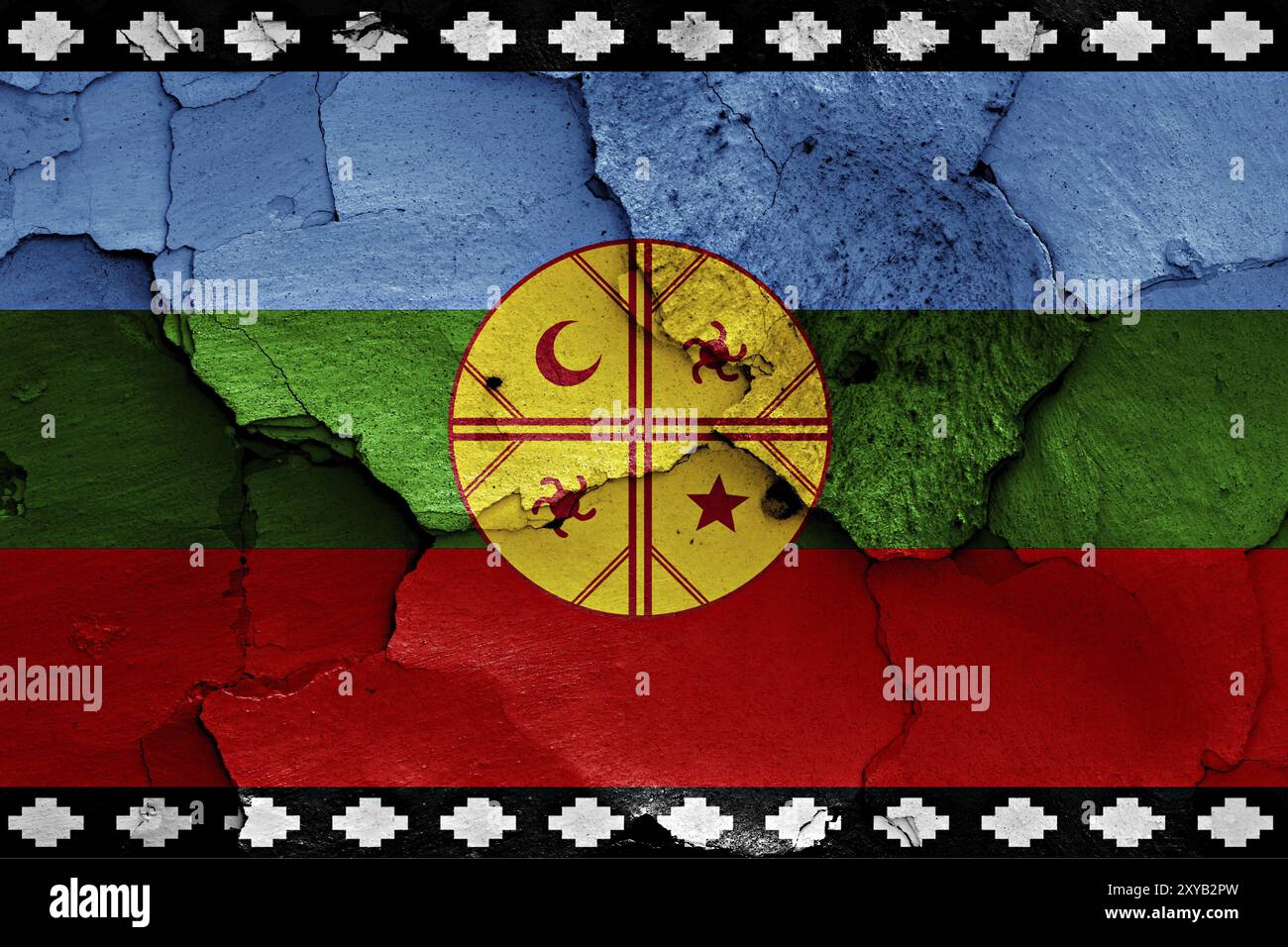 Mapuche flag hi-res stock photography and images - Alamy