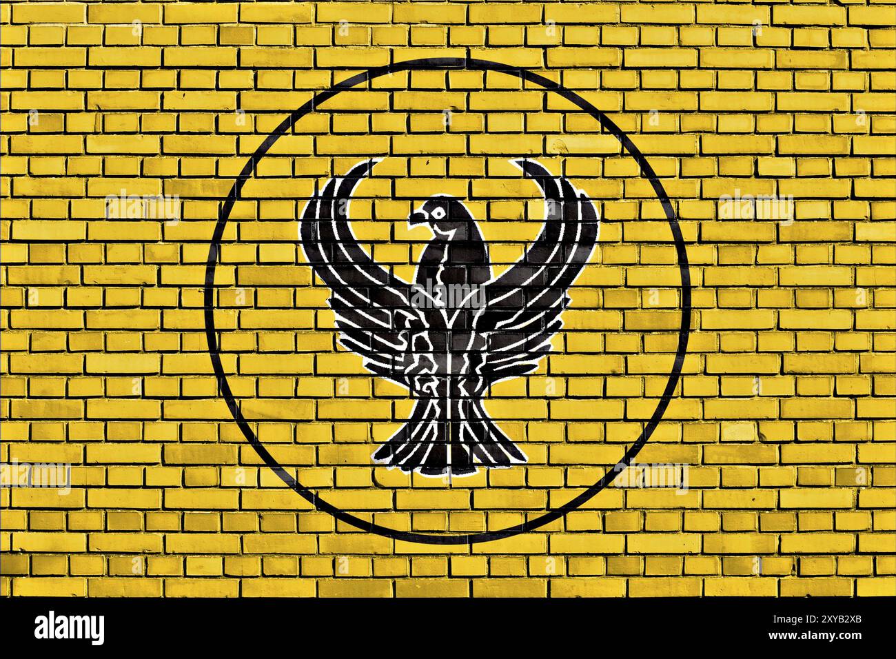 Flag of Pontus painted on brick wall Stock Photo - Alamy