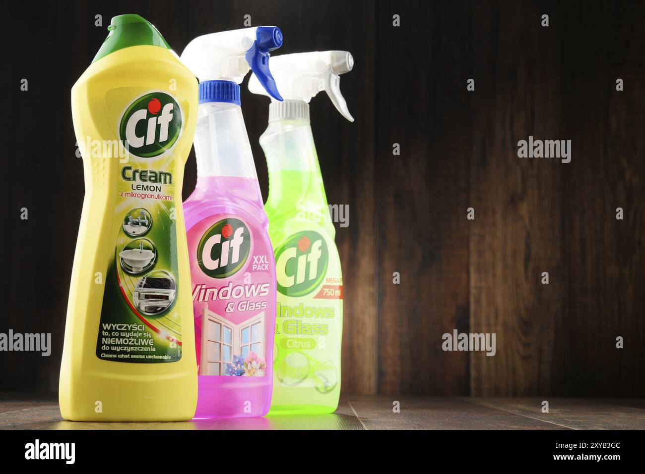 Cif is a brand of household cleaning products manufactured by Unilever ...