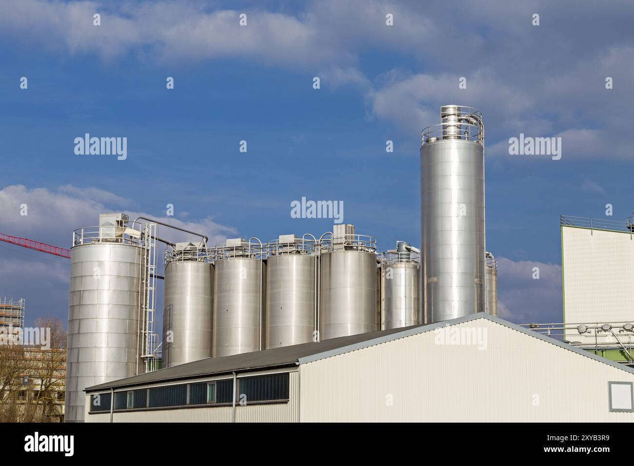 Industrial plant, starch factory Stock Photo - Alamy