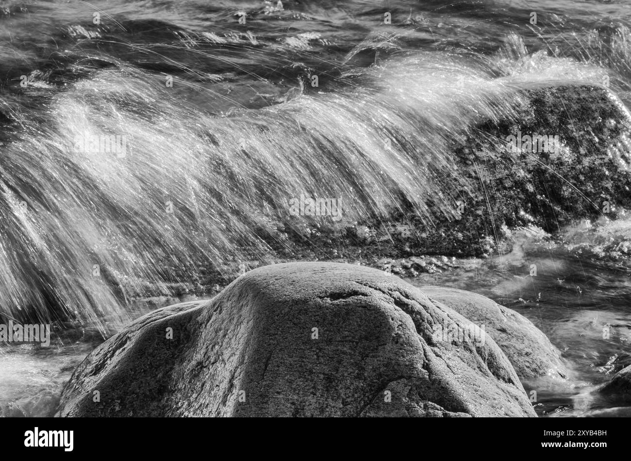 Stony lake bank Black and White Stock Photos & Images - Alamy