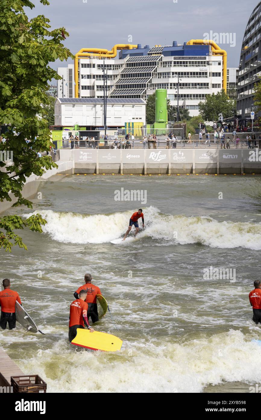 Surfing facility in the city centre of Rotterdam, Rif010, supposedly ...