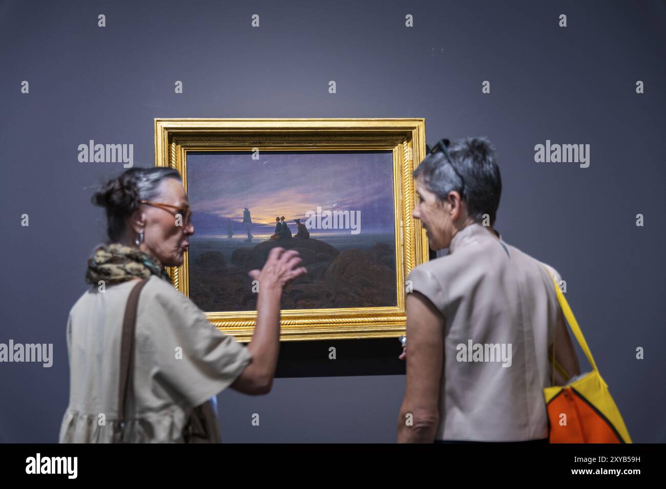 Anniversary exhibition on Caspar David Friedrich at the Albertinum. The ...