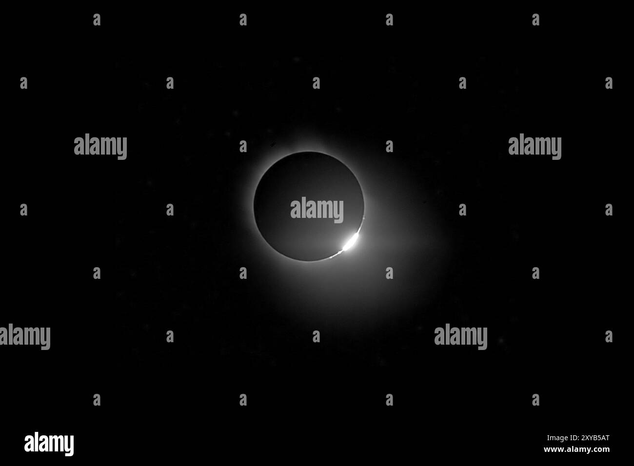 Corona of the sun during a total solar eclipse, phase Stock Photo - Alamy