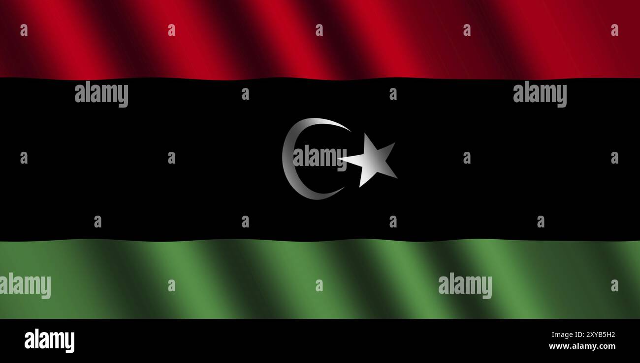 Libyan flag hi-res stock photography and images - Alamy
