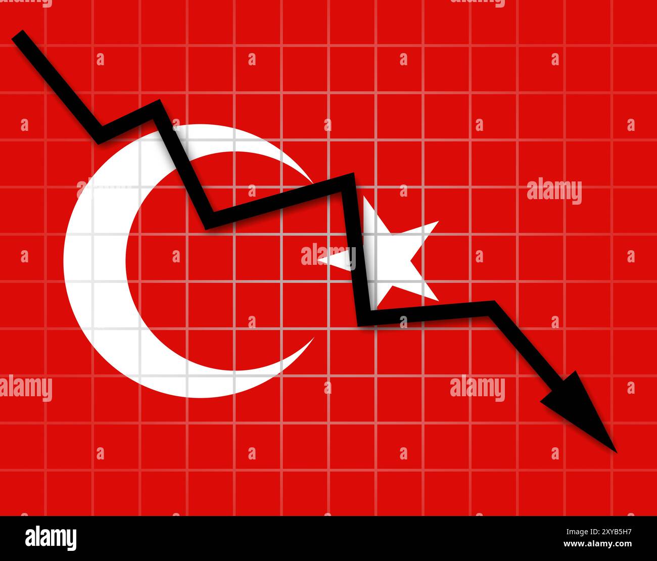 Turkey flag arrow hi-res stock photography and images - Alamy