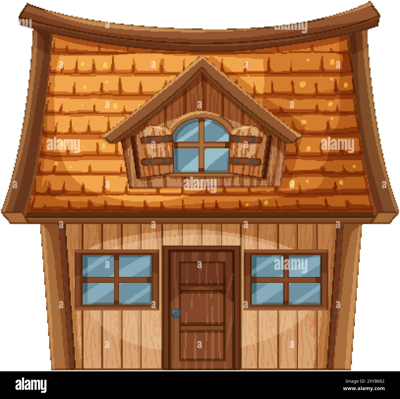 Rustic gable Stock Vector Images - Alamy