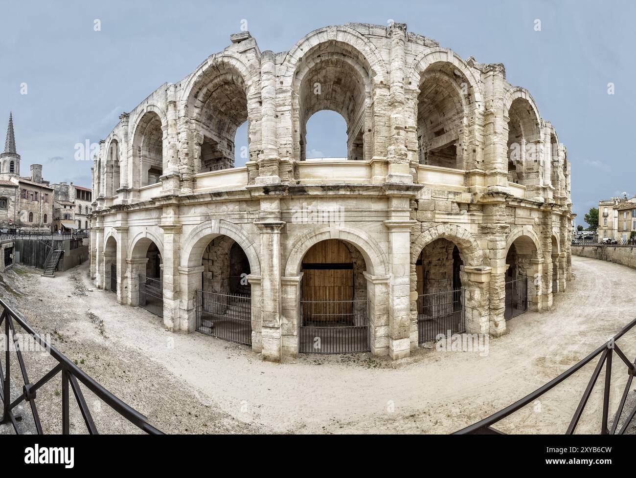 Roman amphitheatre in Arles, southern France Stock Photo - Alamy