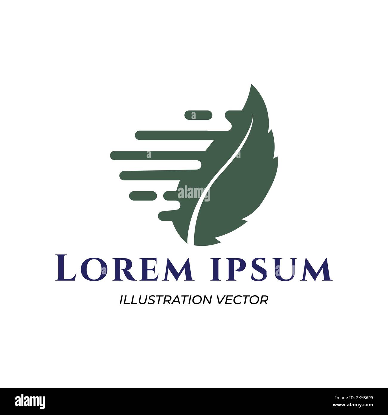 Express Fast Speed Fresh Leaf Leaves Icon Symbol for Delivery Service ...