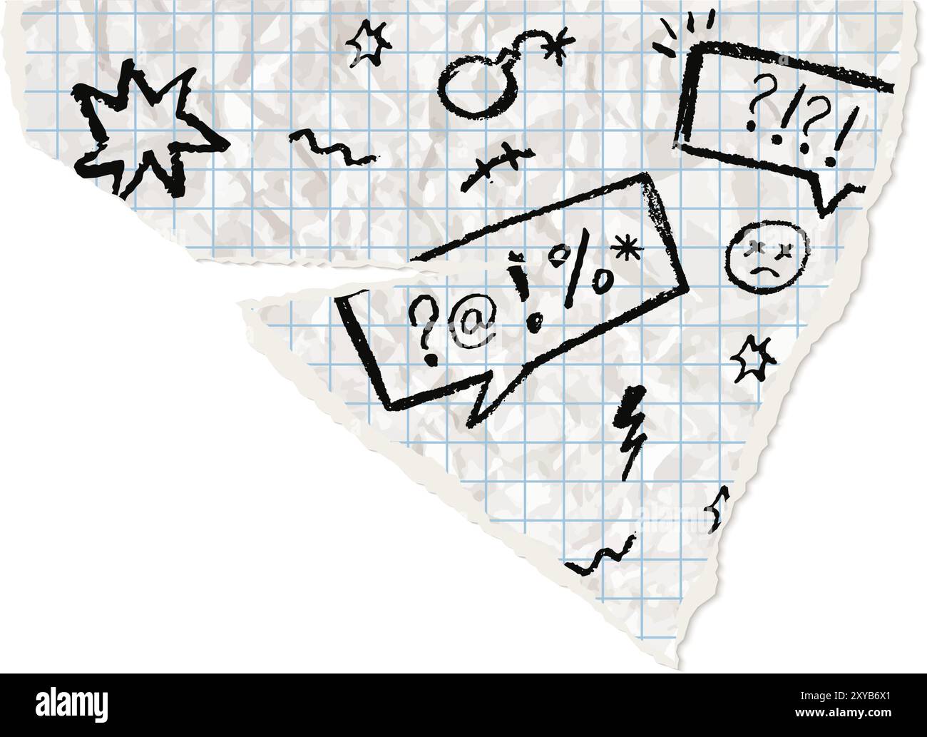 Hate symbols Stock Vector Images - Alamy