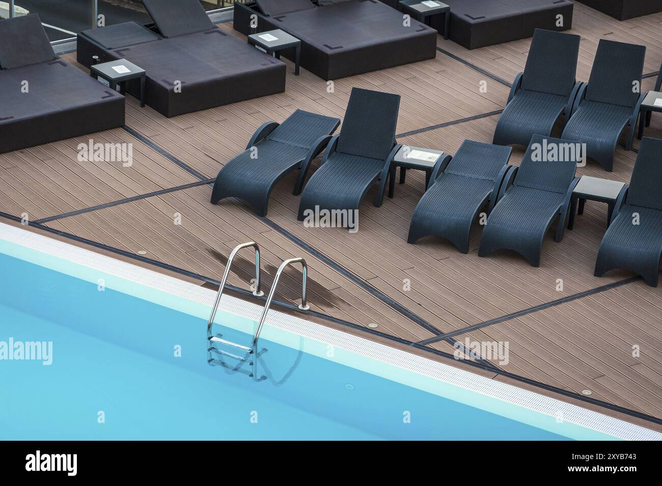 Swimming pool ladder ladders hi-res stock photography and images - Alamy