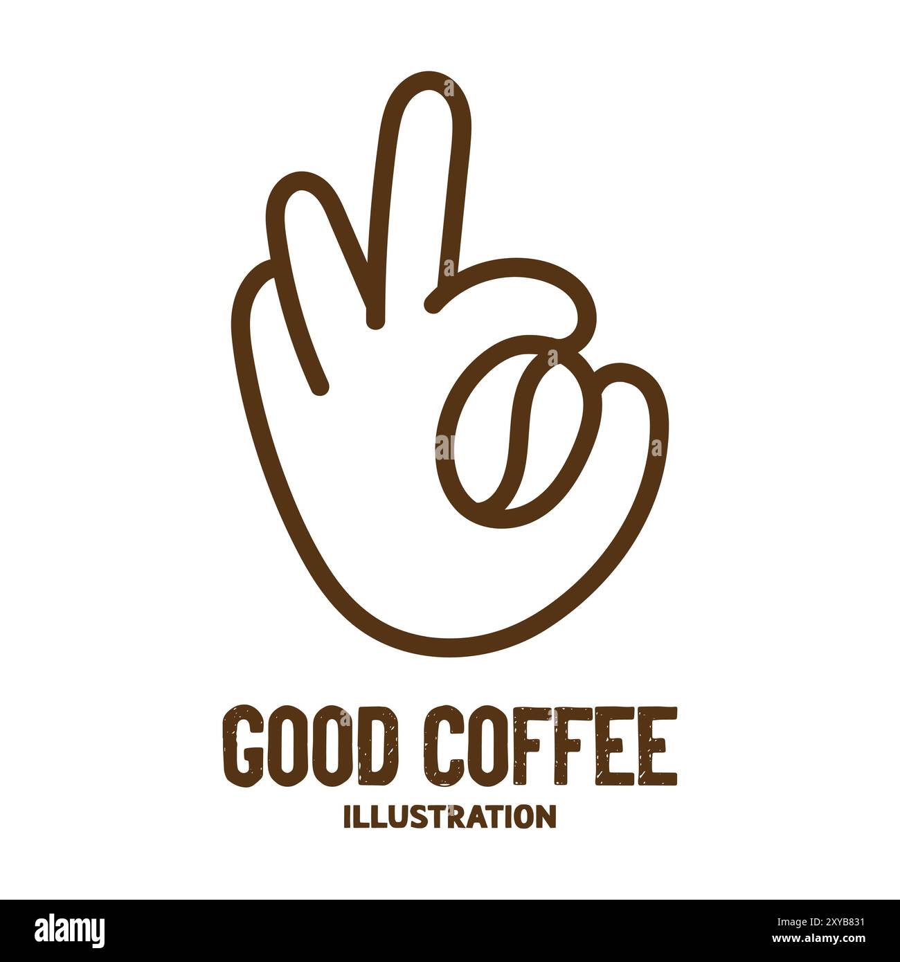 OK Hand Gesture Hold Coffee Bean for Best Premium Selected Quality ...