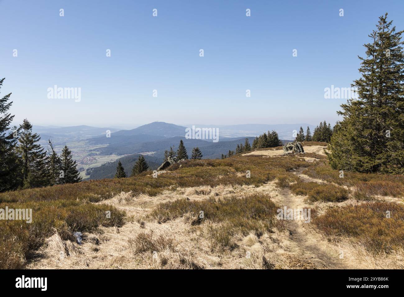 View into the Lamer Tal, View of the Lamer valley Stock Photo - Alamy