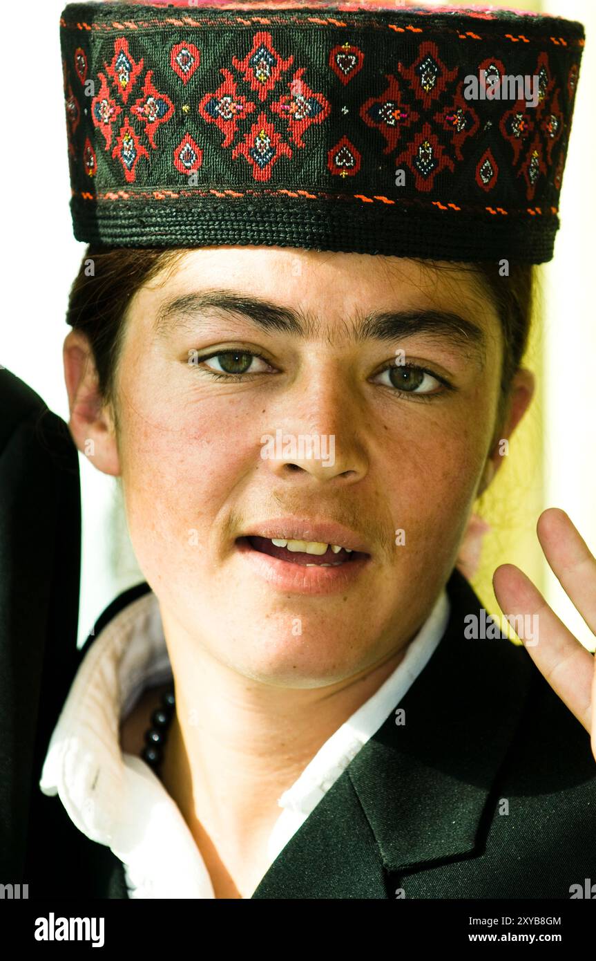 Portrait of a Tajik woman Stock Photo - Alamy