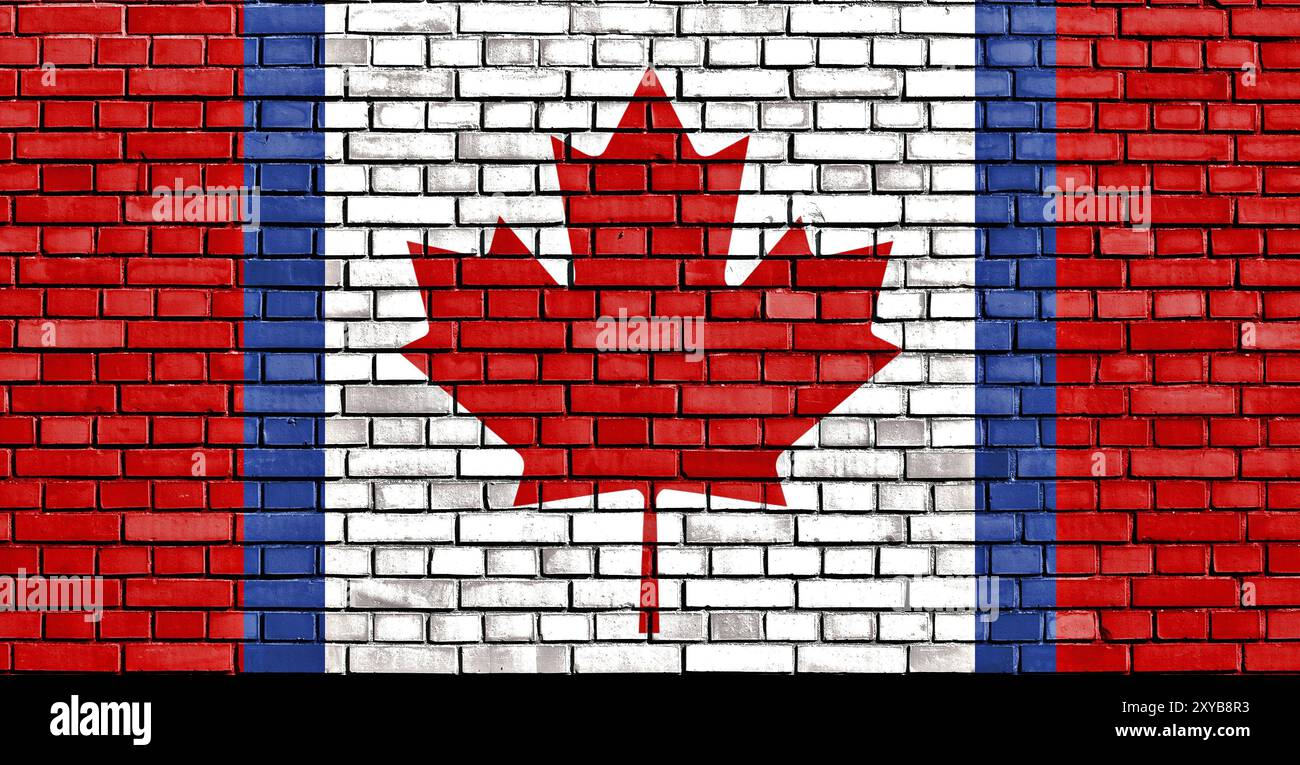 Canadian flag colors on hi-res stock photography and images - Alamy