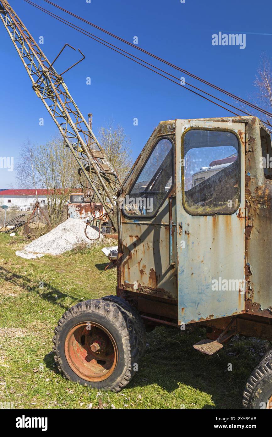 Scrapped rusting vehicles hi-res stock photography and images - Alamy