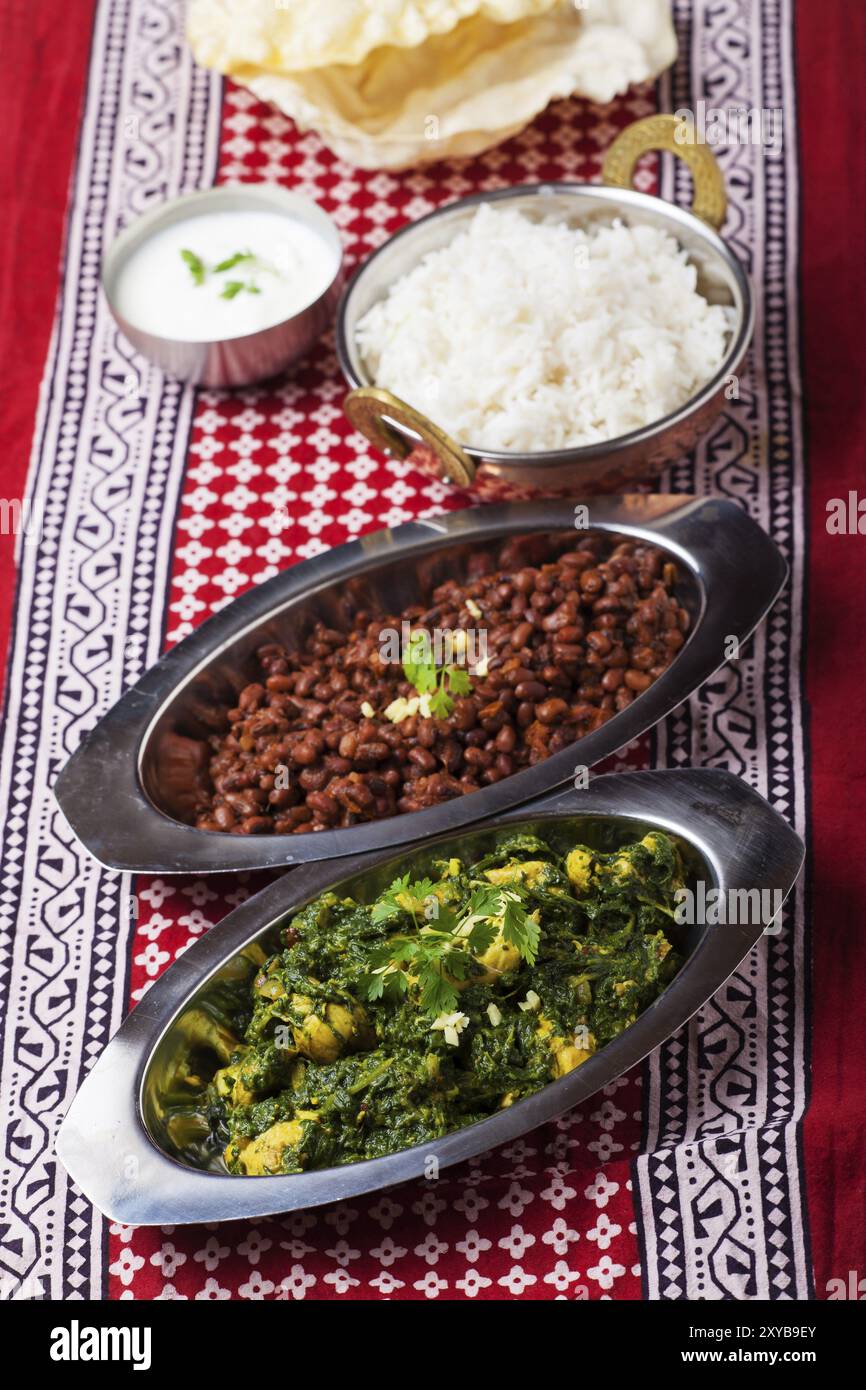 Indian curry dish palak hi-res stock photography and images - Alamy