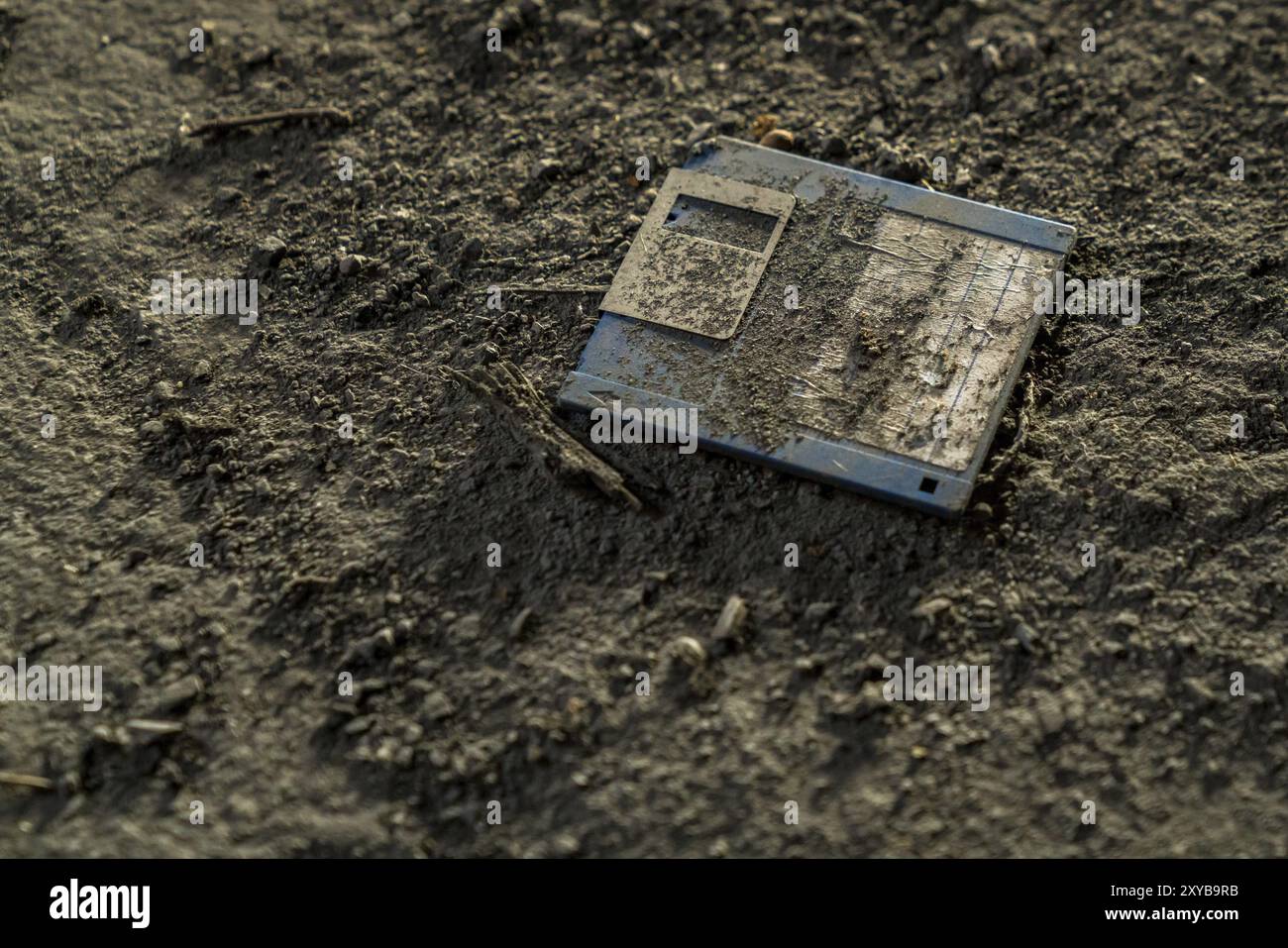 An old 3.5 inch floppy disc on a dirty floor Stock Photo - Alamy