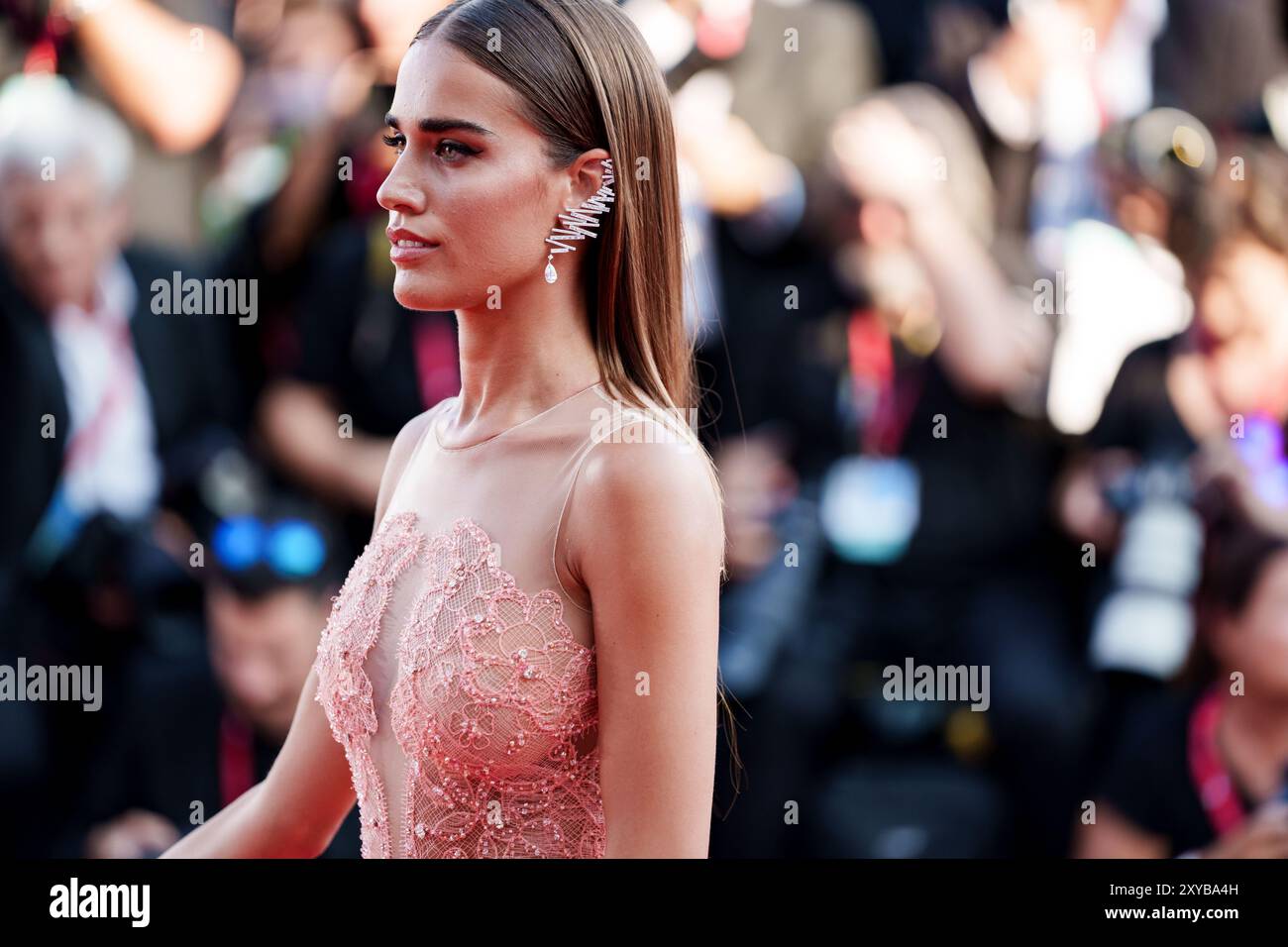 VENICE, ITALY - AUGUST 28 2024 - Opening red carpet - Clara Soccini ...