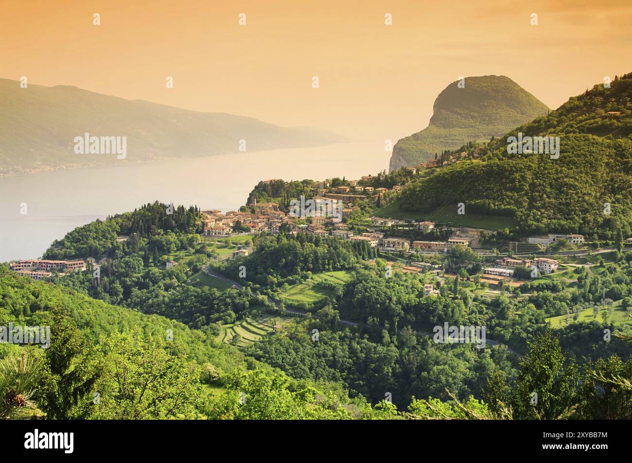 Lake Garda Tremosine 01 Stock Photo - Alamy