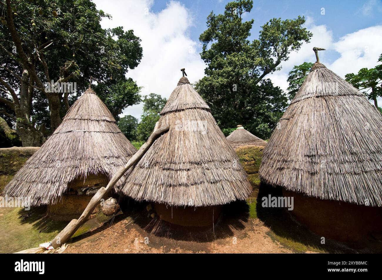 A Somba village in the Atakora region of Northern Benin Stock Photo - Alamy