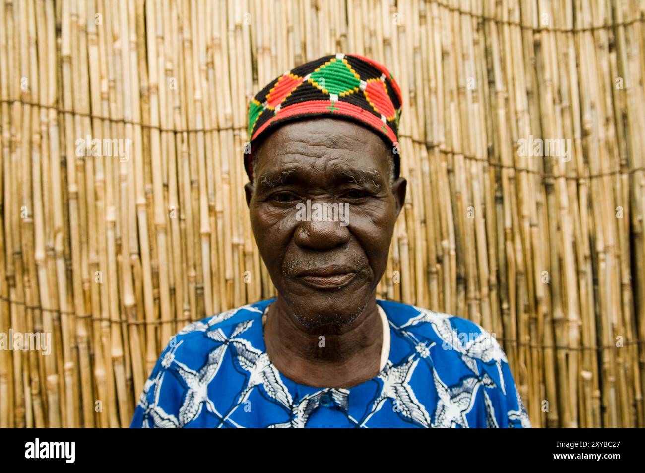 Portrait of a Burkinabe man taken in Ouagadougou, Burkina Faso Stock ...