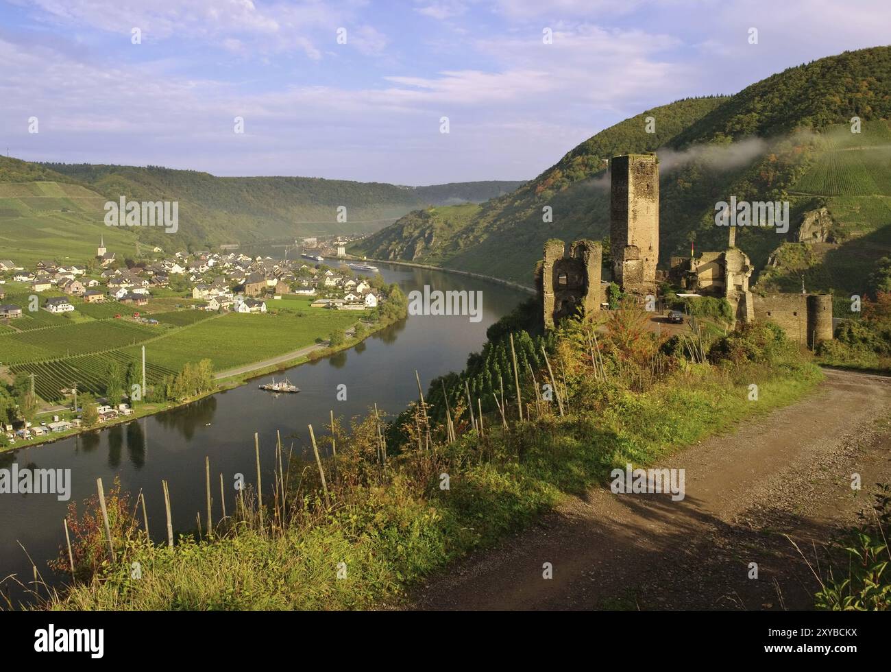 Beilstein Metternich Castle, Beilstein castle Metternich 02 Stock Photo ...
