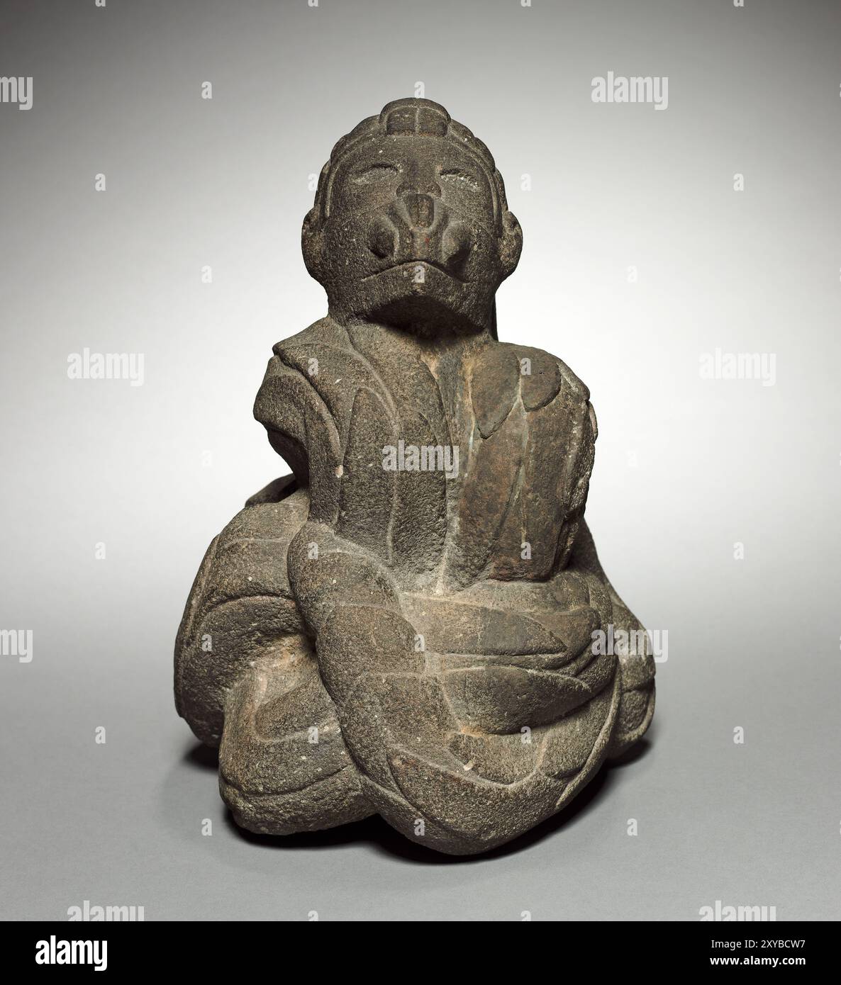 Aztec Feathered Serpent (Quetzalcoatl) stone sculpture, Central Mexico ...