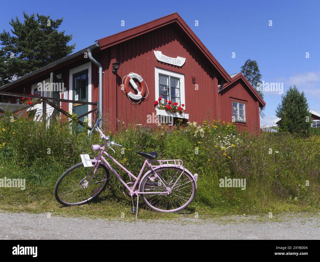 Harbour master of Skatan Stock Photo - Alamy