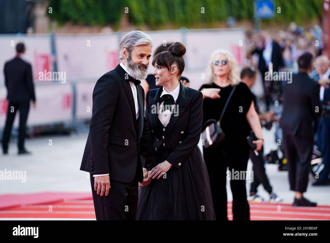 VENICE, ITALY - AUGUST 28 2024 - Opening red carpet - Winona Ryder ...