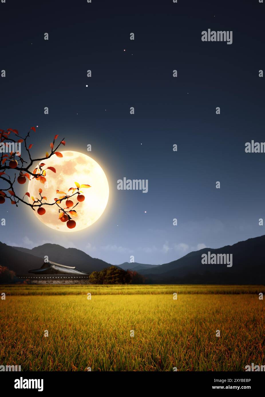 Korean traditional holiday Chuseok thank you banner and Chuseok ...