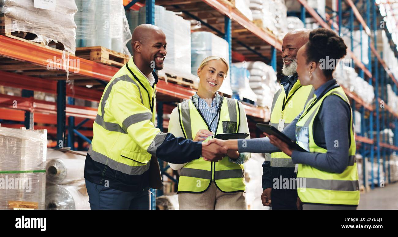 Industrial employees talking in factory hi-res stock photography and ...