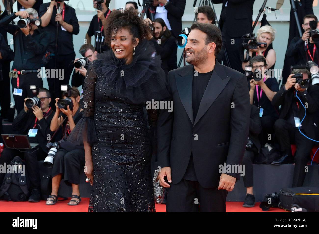 Denny Mendez und Gimmi Cangiano bei der Opening Ceremony mit der ...