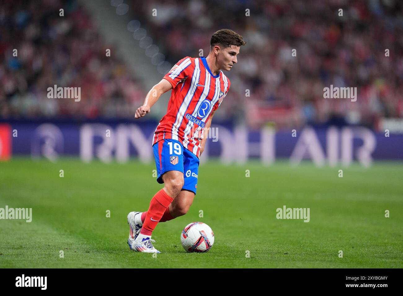 Julian Alvarez of Atletico de Madrid during the Spanish championship La ...