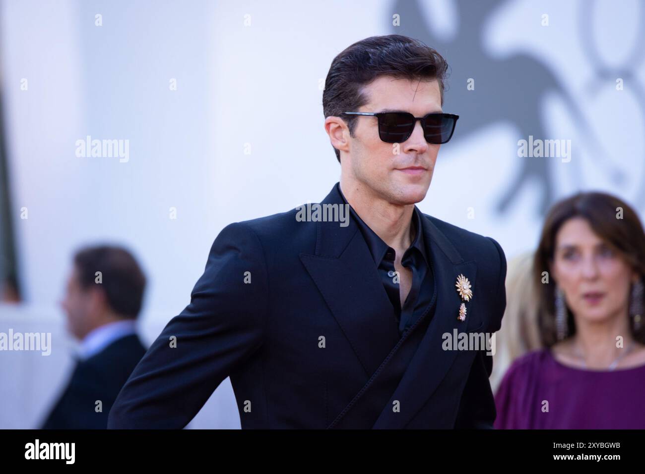 Roberto Bolle attends a red carpet for the movie "Beetlejuice ...